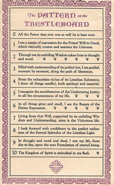 The Pattern on the Trestleboard - Builders of the Adytum